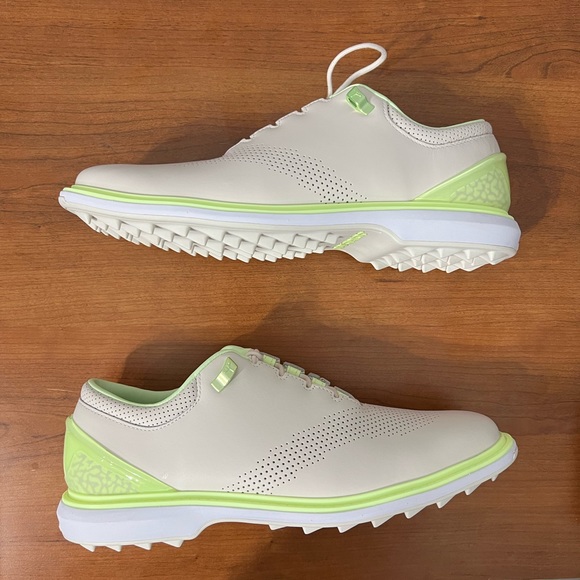Jordan | Shoes | Nike Air Jordan Adg 4 Mens Golf Shoes Bone White Volt ...